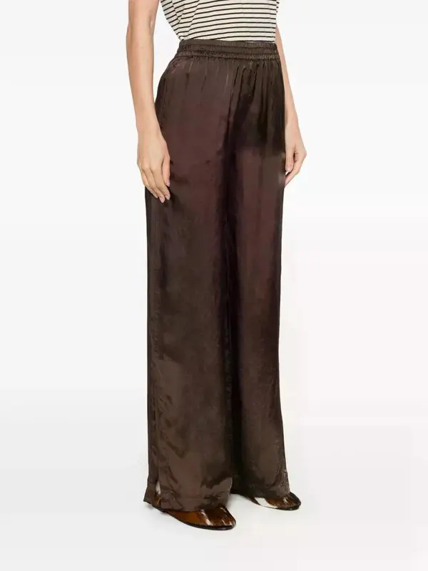 Aspesi Satin Trousers - Brown