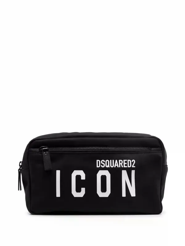 Dsquared2 Logo-print Zipped Wash Bag