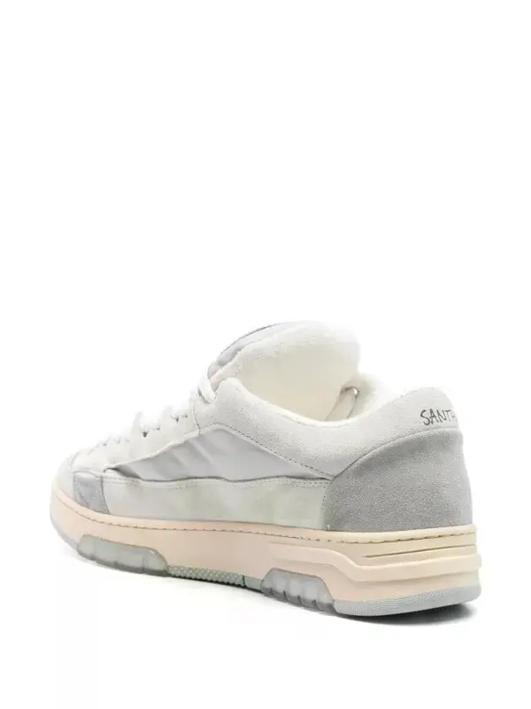 SANTHA Panelled Lace-up Sneakers
