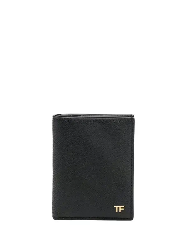 TOM FORD Monogram Leather Wallet - Black