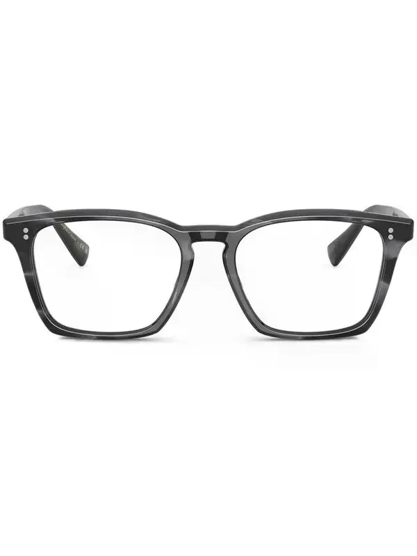 Oliver Spencer Rafkin Square Frame Glasses - Blue