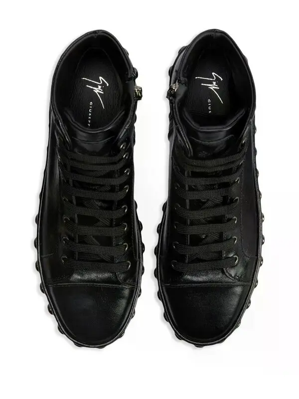 GIUSEPPE ZANOTTI Gz-city Leather High-top Sneakers