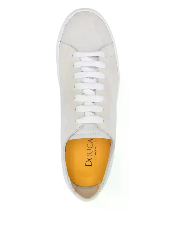 DOUCAL'S Suede Lace-up Sneakers - Grey