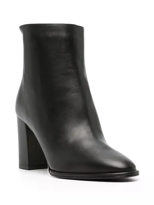 LE SILLA Elsa 85mm Leather Ankle Boots