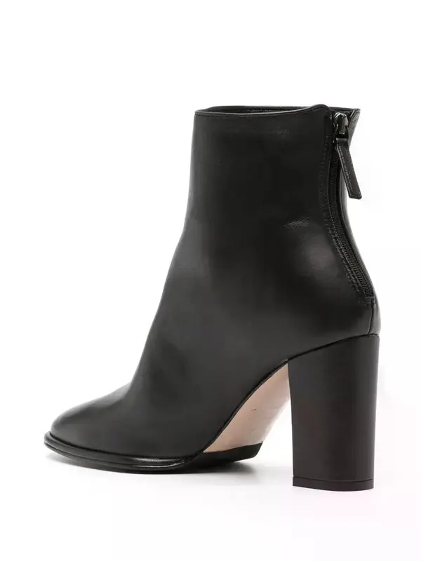 LE SILLA Elsa 85mm Leather Ankle Boots