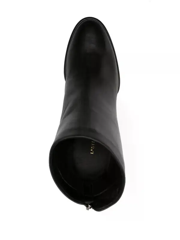 LE SILLA Elsa 85mm Leather Ankle Boots
