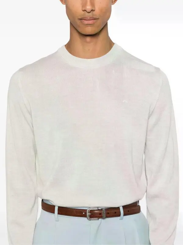 J. Lindeberg Keane Merino Wool Sweater - Neutrals