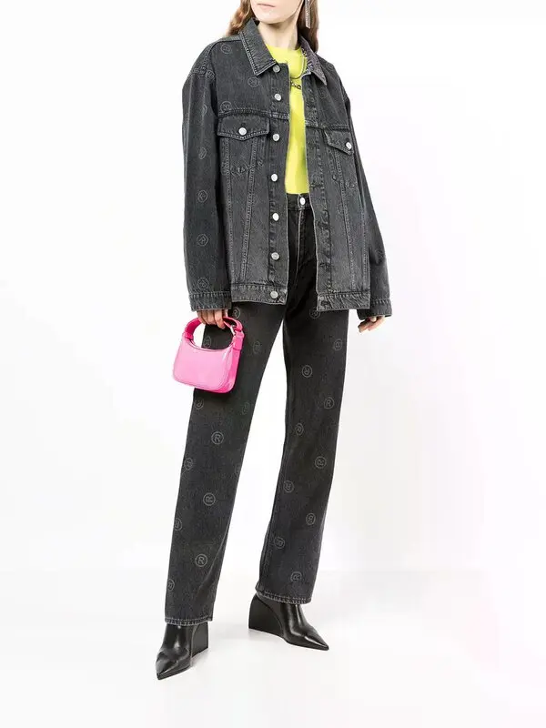 Martine Rose Logo-print Denim Jacket
