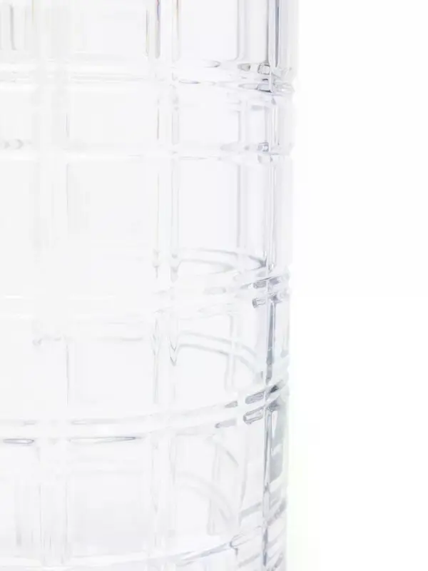Ralph Lauren Medium Hudson Plaid Glass Vase