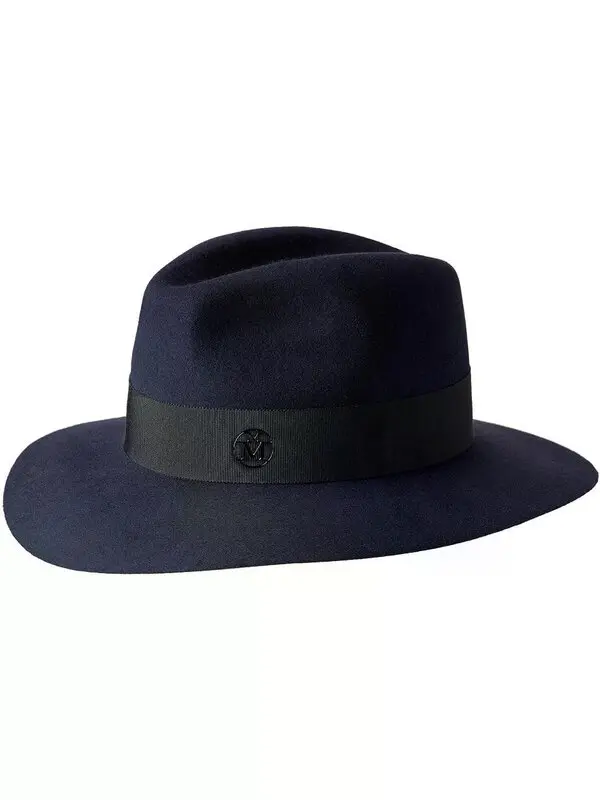 MAISON MICHEL Henrietta Fedora Hat - Neutrals