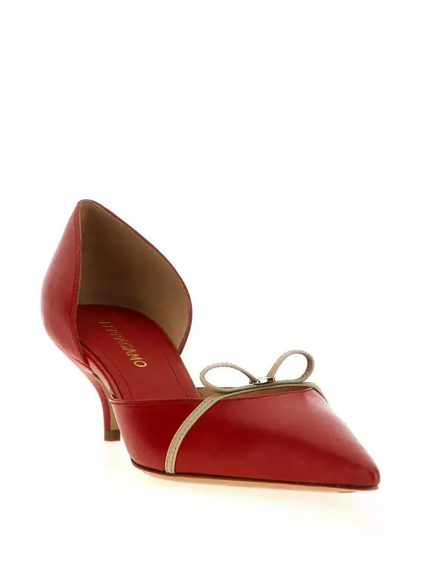 FERRAGAMO 40mm Gyoia Pumps - Red
