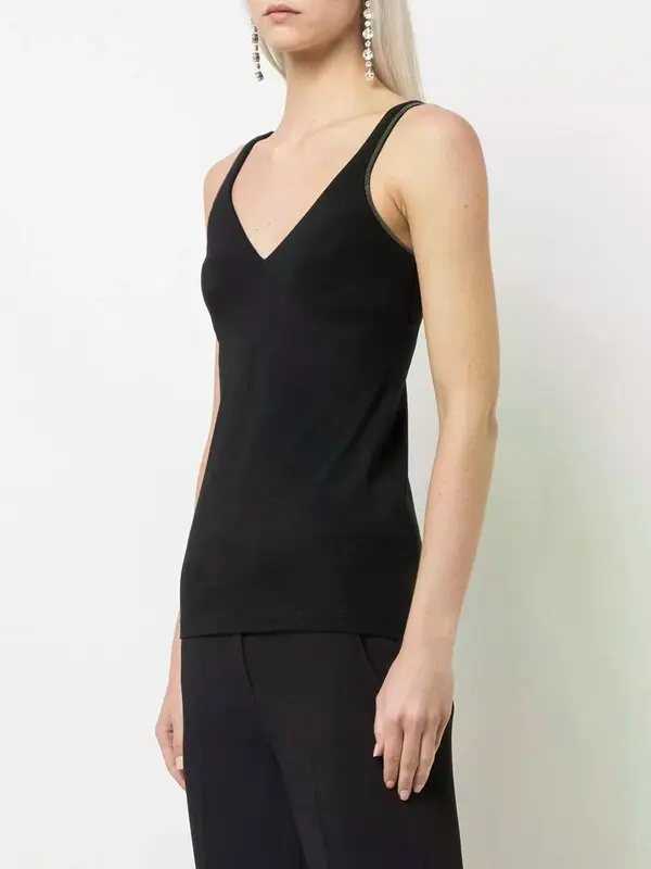 Brunello Cucinelli Slim-fit Tank Top - Black