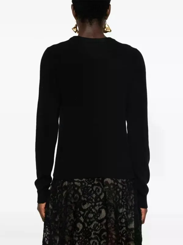 Moschino Heart-motif Virgin Wool-cashmere Sweater