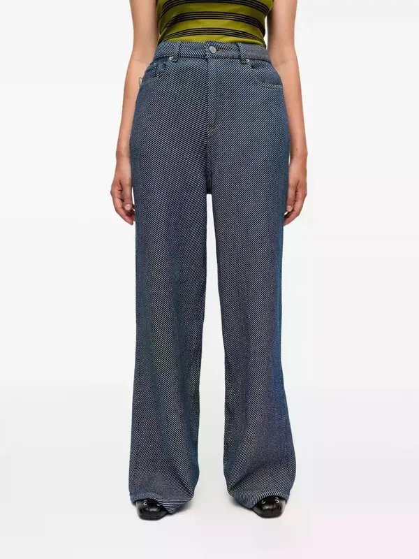 GANNI Wide-leg Jeans