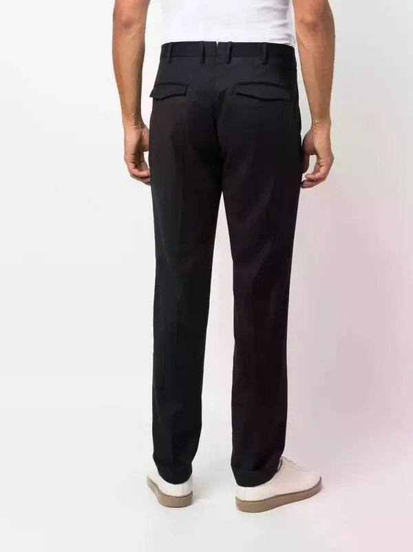 PT TORINO Low-rise Tapered Tailored Trousers