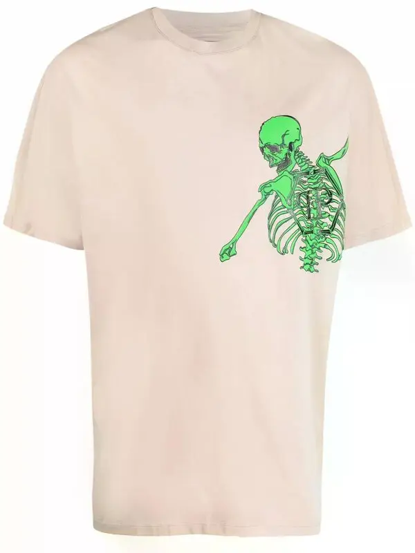 Philipp Plein Logo Crew-neck T-shirt - Neutrals