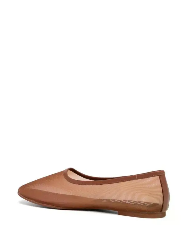 Senso Dena Mesh Ballerina Shoes - Brown