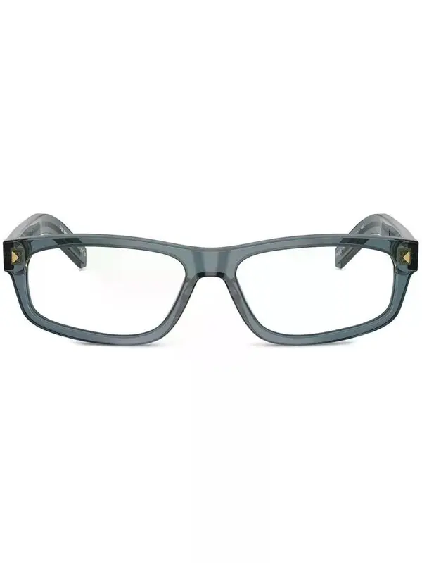Prada Logo-printed Rectangle Frame Glasses