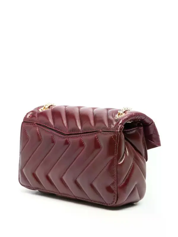 Sandro Yza Quilted Leather Shoulder Bag