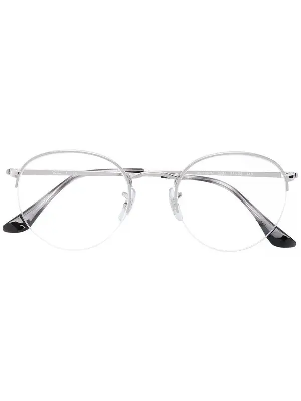 Ray-ban Round Metal Glasses - Silver
