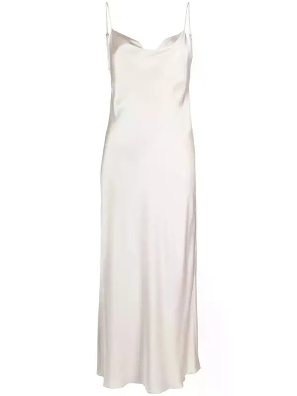 Dorothee Schumacher Silk Midi Dress - Neutrals