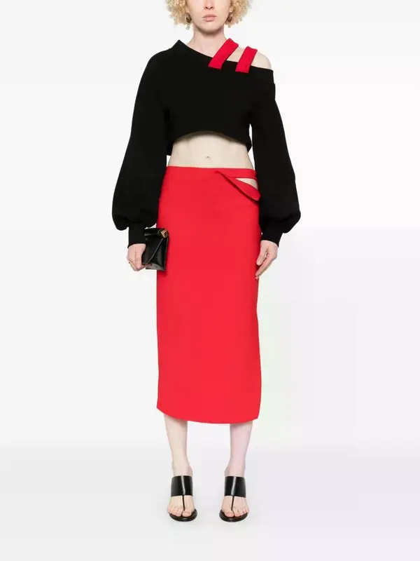 IOANA CIOLACU Off-shoulder Top - Black