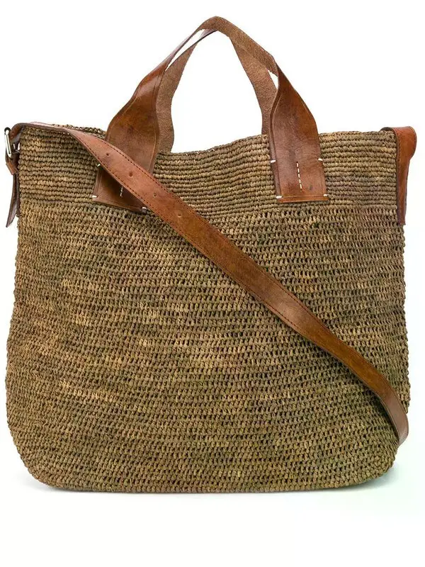 IBELIV Woven Top-handle Tote