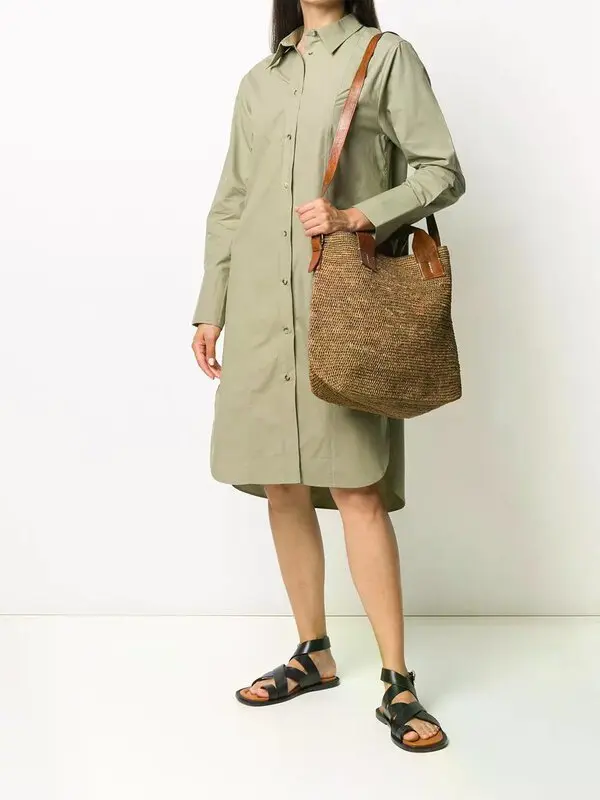 IBELIV Woven Top-handle Tote