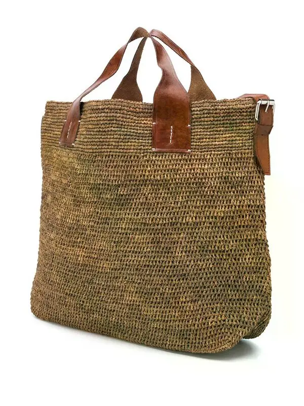 IBELIV Woven Top-handle Tote