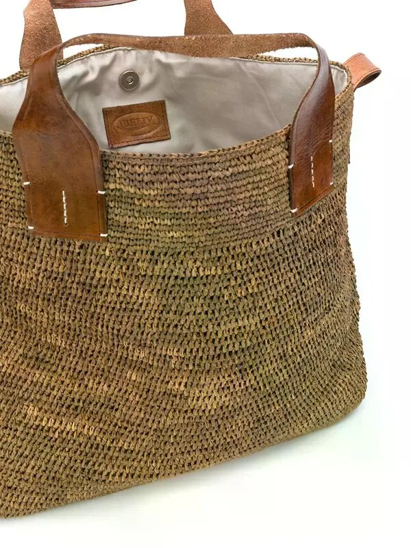 IBELIV Woven Top-handle Tote