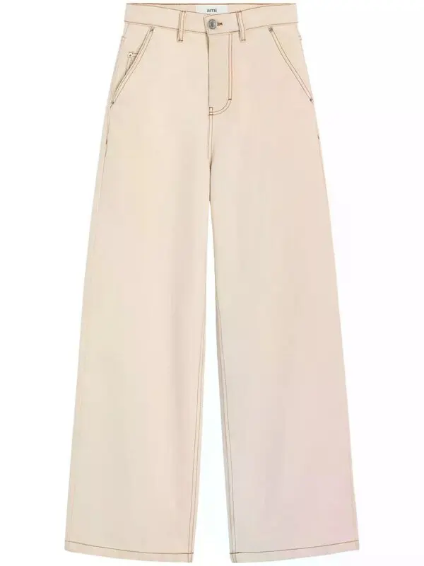 AMI Paris Wide-leg Jeans