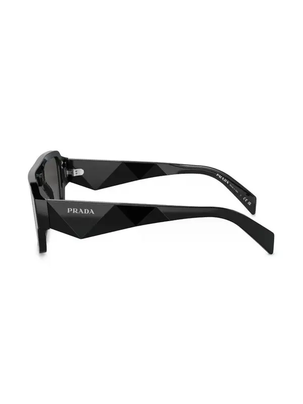 Prada Logo-engraved Square-frame Sunglasses
