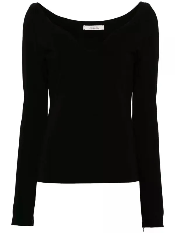 Dorothee Schumacher Structured V-neck Top
