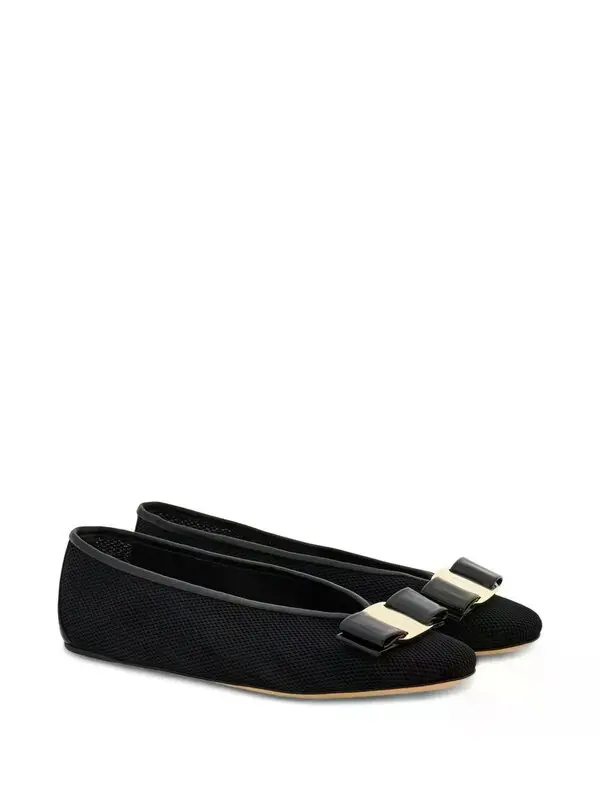 FERRAGAMO Vara Mesh Ballet Flats