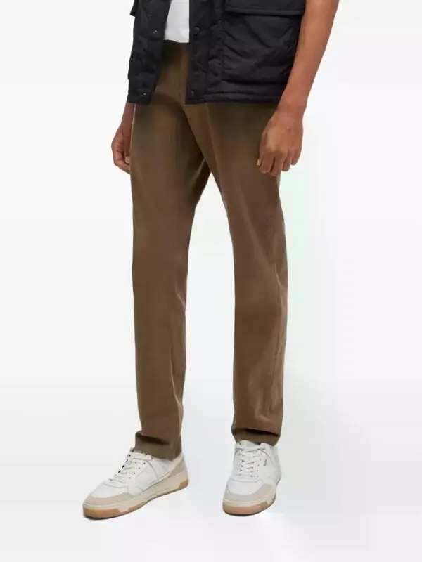 BOSS Logo-patch Chino Trousers