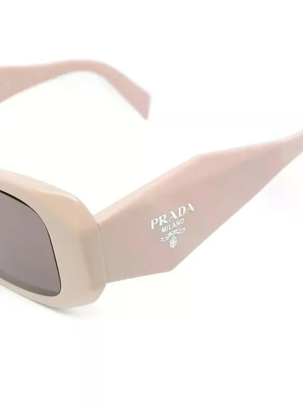 Prada Symbole Square-frame Sunglasses - Neutrals