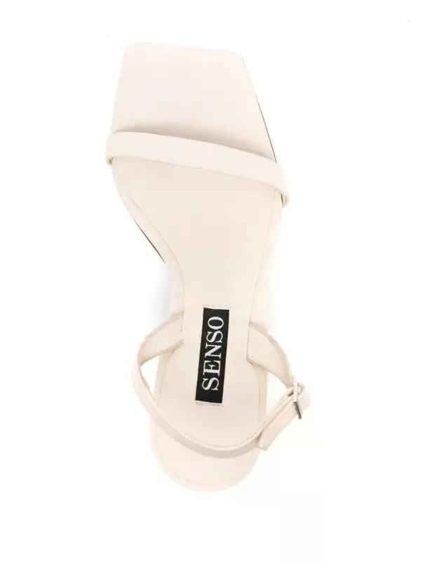 Senso Helena Leather Sandals - Neutrals