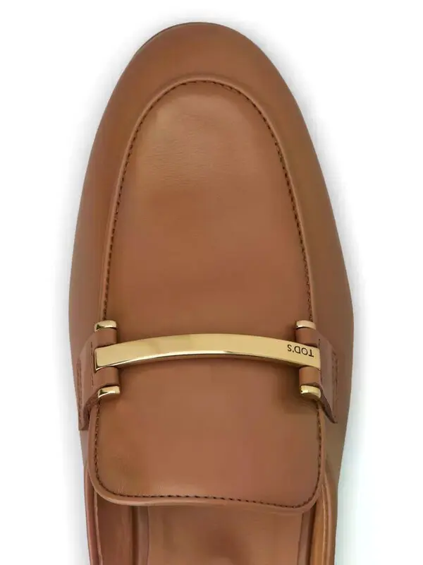 TOD'S Logo-plaque Mules