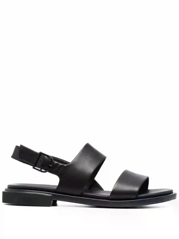 Camper Edy Slingback Leather Sandals - Black