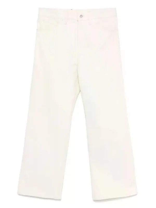 JIL SANDER Logo-patch Jeans - Neutrals