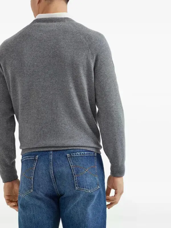 Brunello Cucinelli Crew-neck Cashmere Sweater
