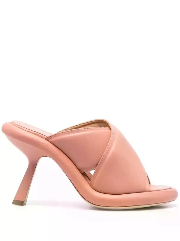 VIC MATIE Crossover-strap High Heel Sandals - Pink