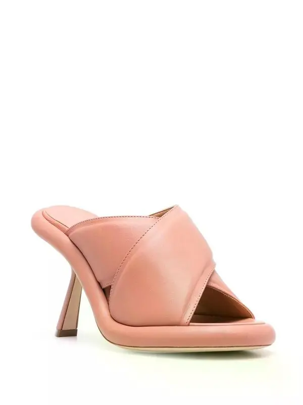 VIC MATIE Crossover-strap High Heel Sandals - Pink