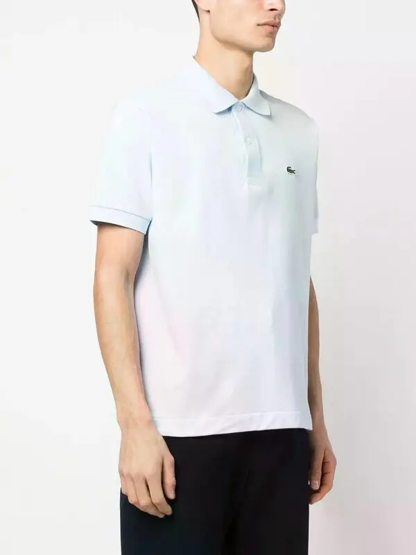 Lacoste Logo-patch Polo Shirt - Blue