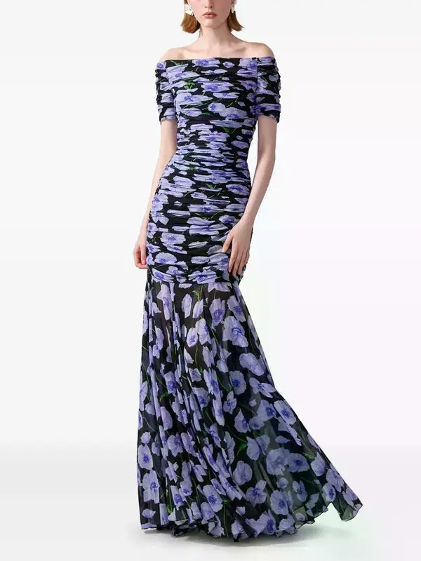 Carolina Herrera Floral-print Gown