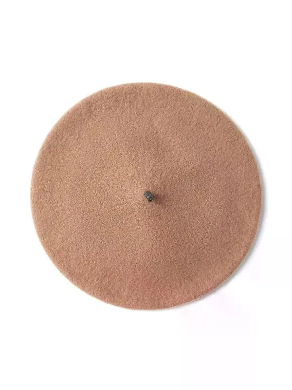 Brunello Cucinelli Wool Beret - Brown