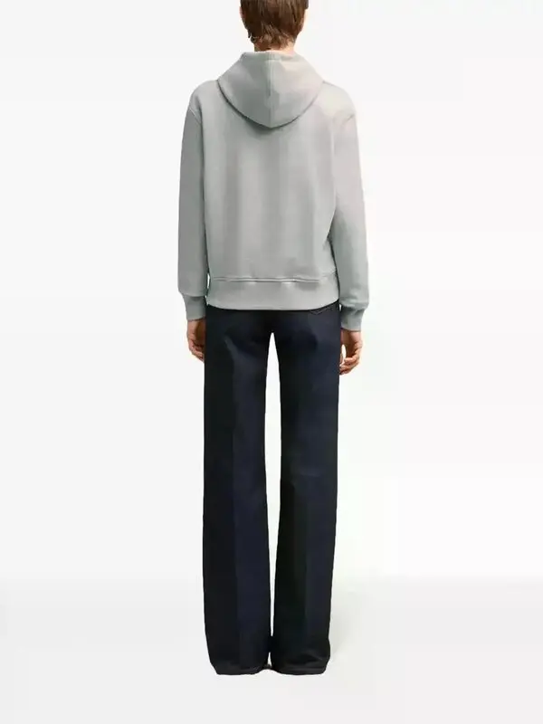 AMI Paris Logo Print Cotton Hoodie