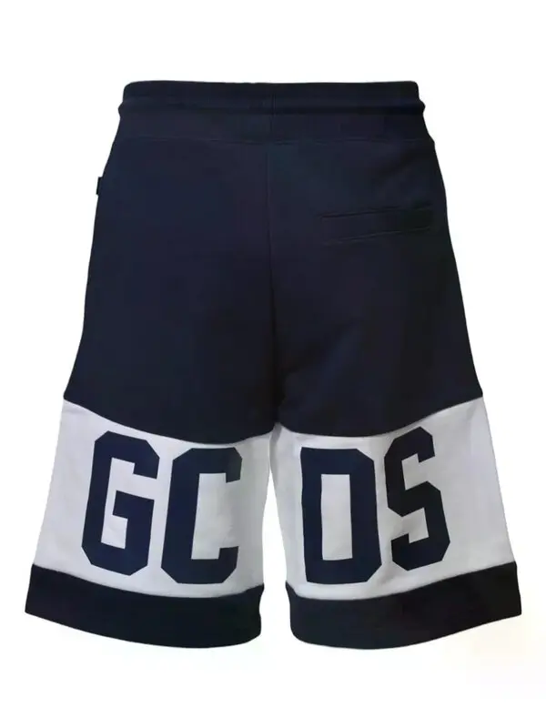 Gcds Logo-print Shorts - Blue