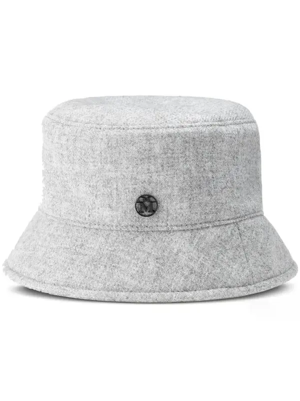 MAISON MICHEL Axel Bucket Hat - Grey