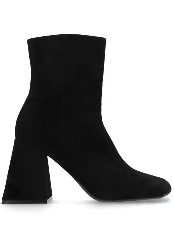 VIC MATIE Square Toe Zip Fastening Block Heel Boots